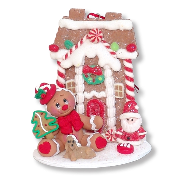 Gingerbread Figure with House